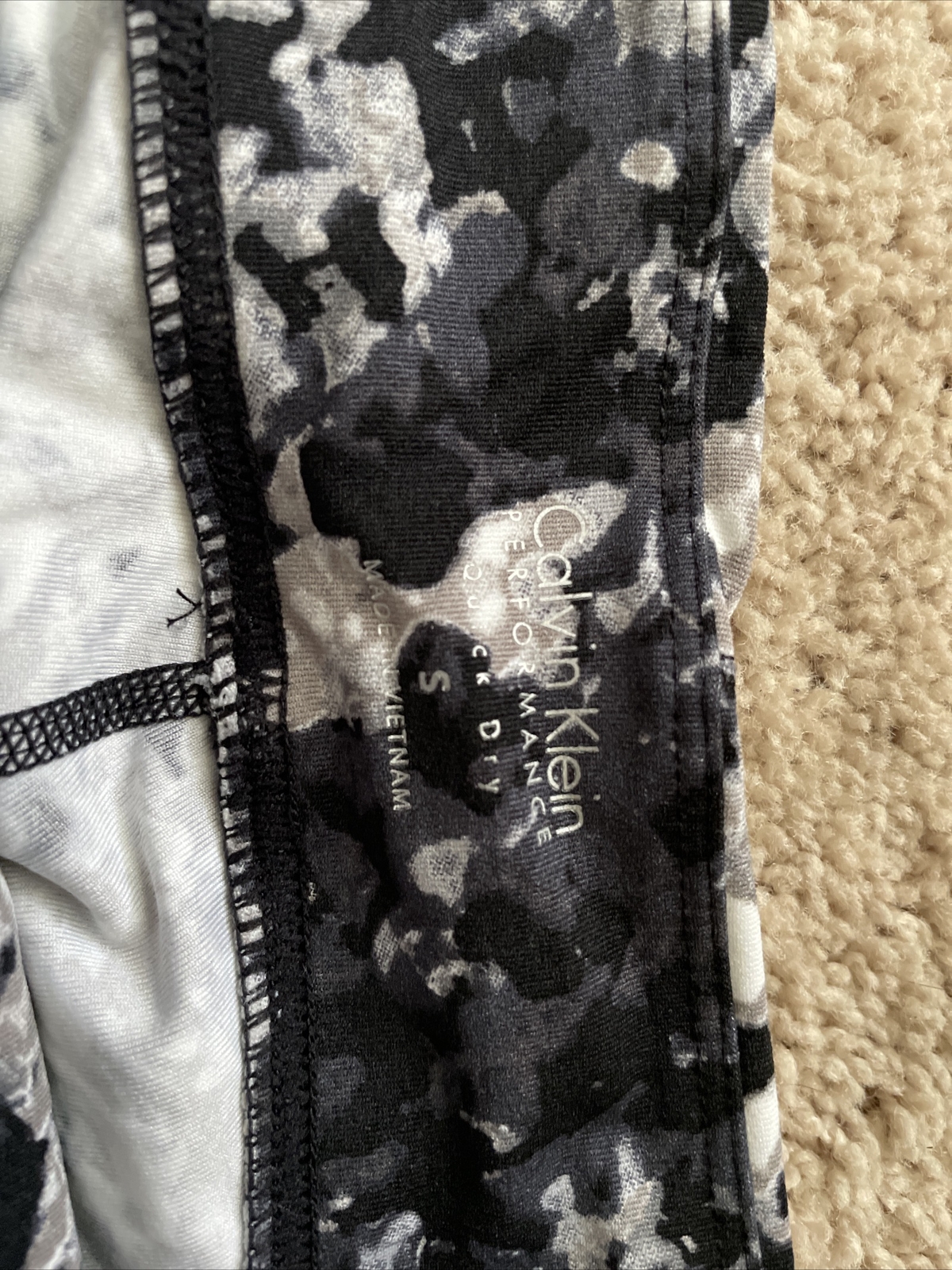 Calvin Klein Performance Quick Dri Women's Black Athletic Workout ...