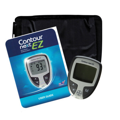 Bayer Contour Next Ez Meter with Case - Diabetic Monitor (Open Box) | eBay