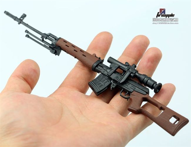 TOY 1/6 1:6 RUSSIAN SVD sniping rifle gun BattleField4 Battleground | eBay