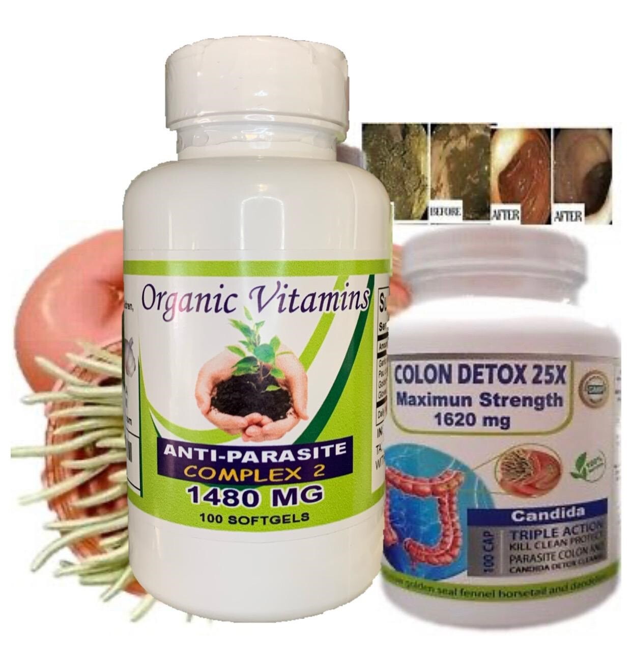 Fast COLON DETOX Clean & Flush Colon Parasite and lower intestines ...