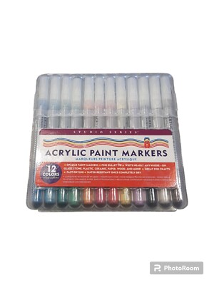 Studio Series Acrylic Paint Marker Set (12-Piece Set) | eBay