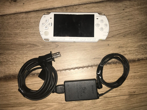 Sony PSP 2000 Star Wars White Darth Vader SCRATCHED OFF w/ Charger ...