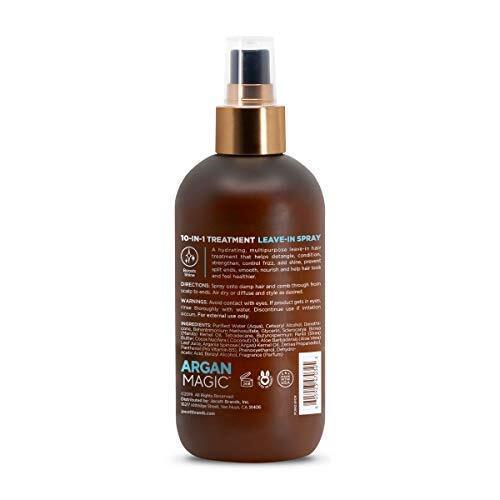 Argan 10 in 1 Hair Treatment & Stylizing Spray – Multipurpose Leave in ...