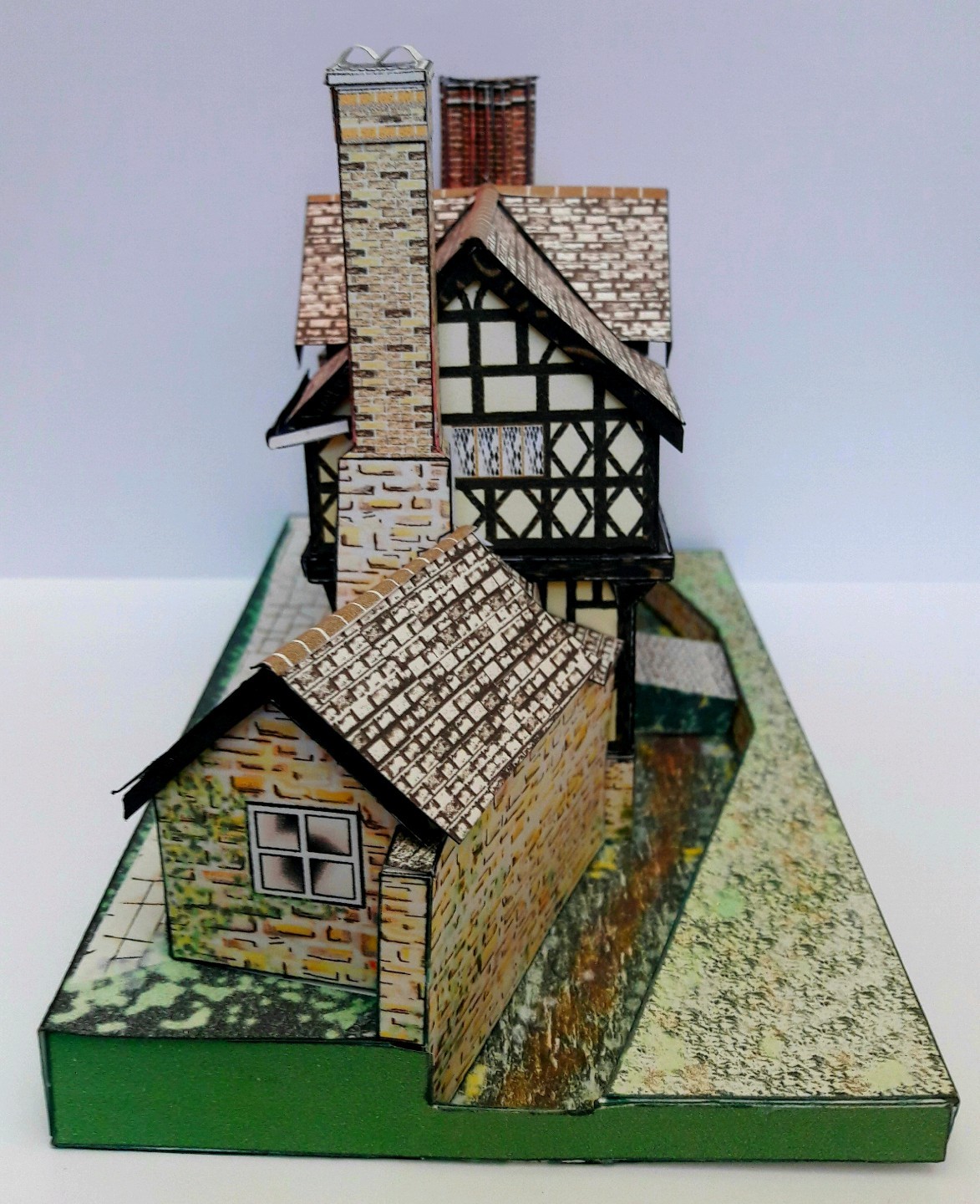 STOKESAY CASTLE GATEHOUSE A5 FULL COLOUR CUT OUT CARD MODEL KIT | eBay