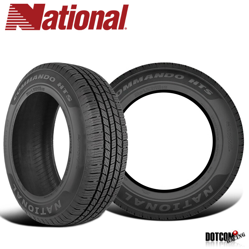 2 X New National Commando HTS 245/70R16 107T Tires | eBay