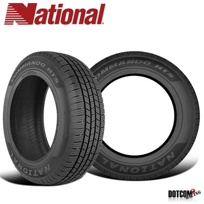 2 X New National Commando HTS 245/70R16 107T Tires | eBay