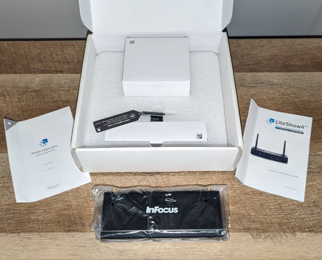 InFocus Liteshow 4 Wireless Presentation Gateway INLITESHOW4 for sale ...