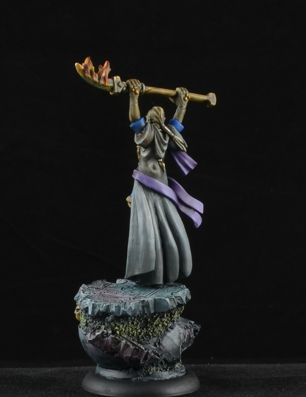 Painted Karzoug, Runelord of Greed from Reaper Miniature mage D&D male ...