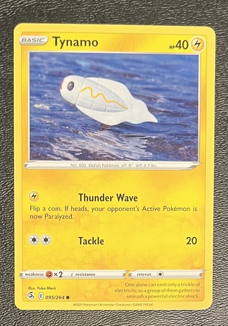 Pokémon TCG Tynamo Fusion Strike 095/264 Regular Common for sale online ...