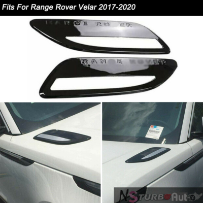 2Pcs Fits for Range Rover Velar 2017-2020 Front Side Air Hood Vent ...