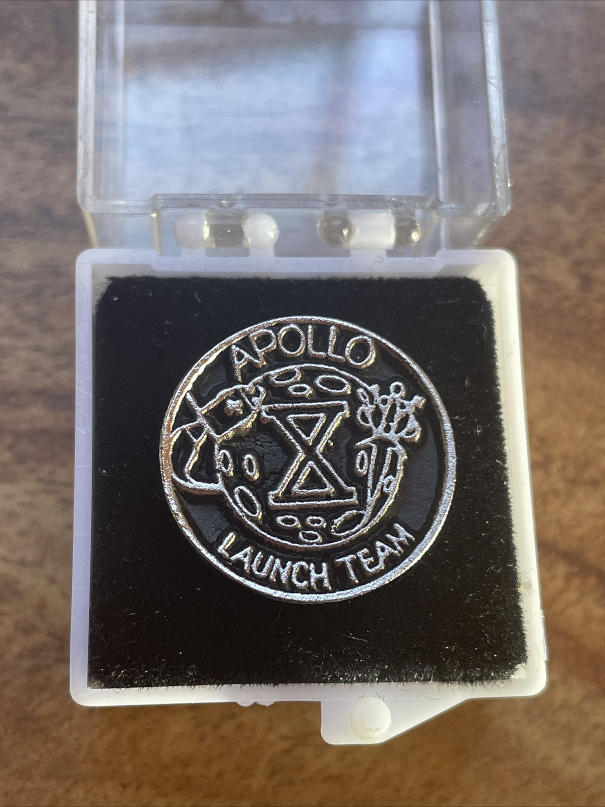 Apollo 10 Launch Team Lapel Pin Vtg 1969 NASA Apollo X Pin Back Tie ...