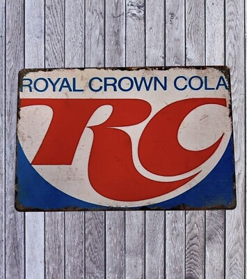RC Cola Vintage Style Tin Metal Bar Sign Poster Man Cave Collectible ...