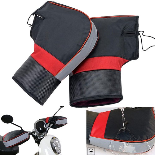 Motorcycle Bike Gloves Bar Hand Scooter Warm Handle Muffs Mitts Cover ...