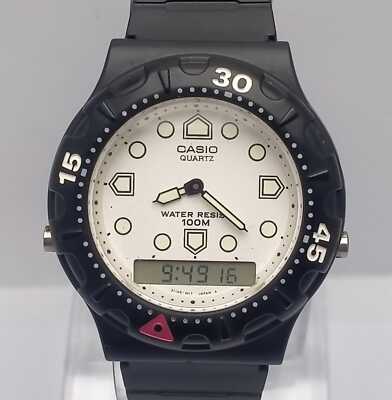 Casio AW-304 Module 308 Ana-Digi Quartz Vintage Sports Men’s Watch ...