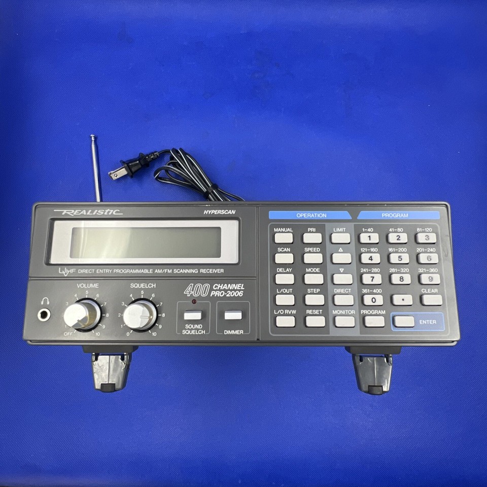 Realistic Hyperscan 20-145A 400 Channel PRO-2006 Programmable Scanning ...