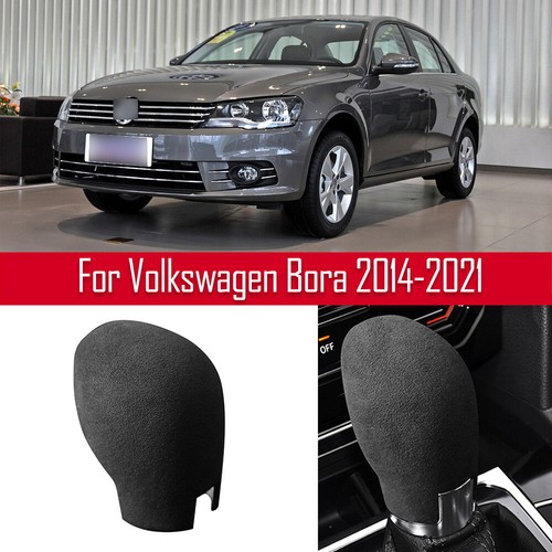 Car Gear Shifter Knob Suede Cover Interior Cap Trim Sticker For VW Bora ...