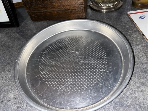 Vtg REMA Aluminum Oven Bakeware Deep Dish 13” Pizza Round Vented Crispy ...