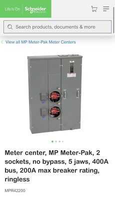 Electrical Equipment & Tools - 200 Amp Meter