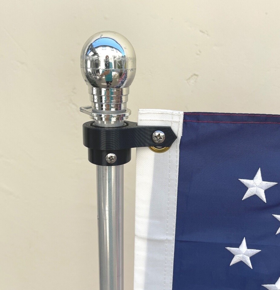 1"- 2" Industrial Grade Flag Pole Swivel Rings w/ Sealed Bearings ...