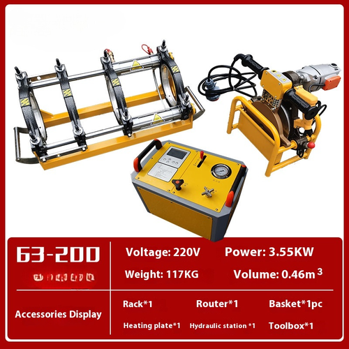 Heat Fusion Butt Welding Machine 63-200 Hydraulic Semi-automatic ...