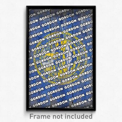 Gordon Nebraska Poster (NE City Souvenir 11x17 Town Print) | eBay