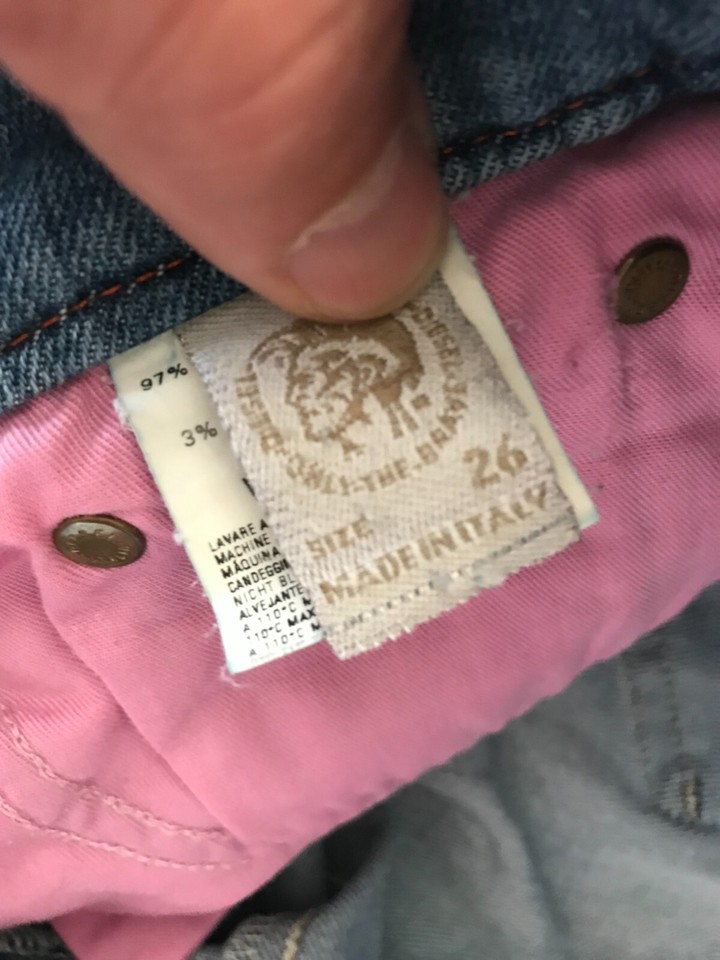 DIESEL INDUSTRY WOMEN'S JEANS RONHAR 26 x 30 WASH 0060L STRETCH | eBay