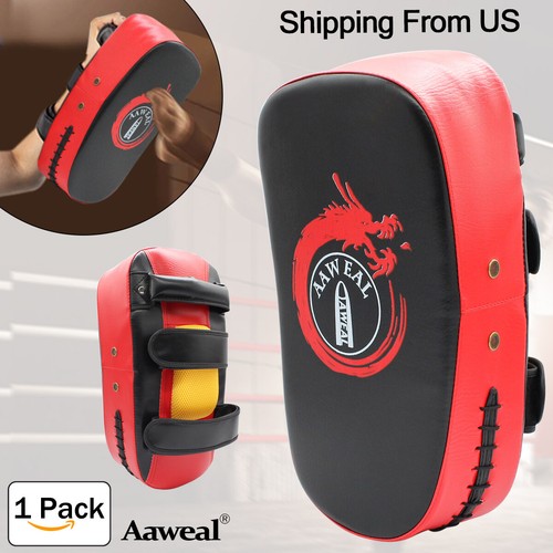 Kick Shield Pad Arm Thai Punching Focus Karate MMA Boxing Curved ...