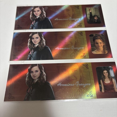 Harry Potter Hermione Granger Entertainment Card Set Of 3 | eBay
