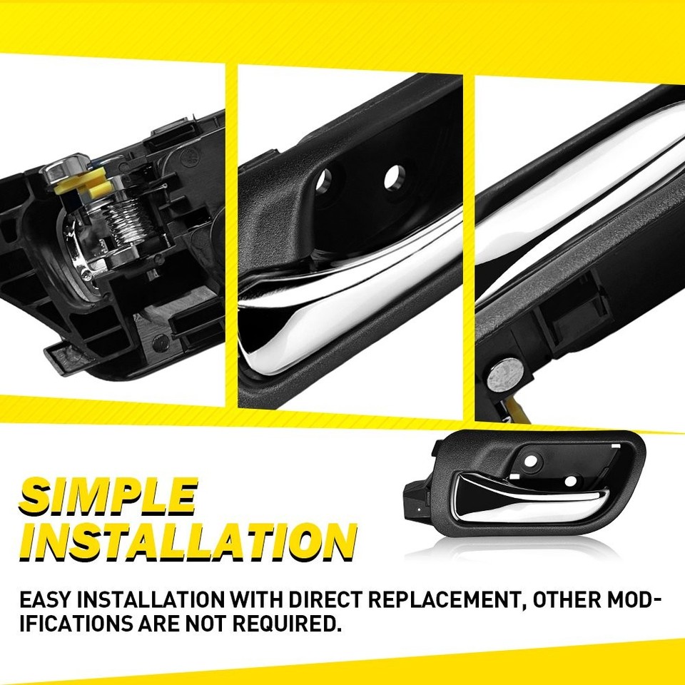 2x Inside Interior Door Handle Left Front+Rear For 2003 04-2007 Honda ...