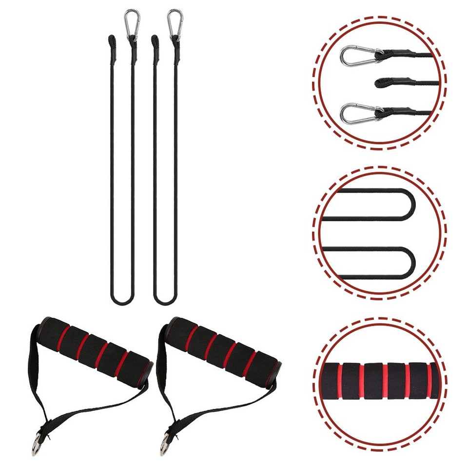 Household Training Strap Abdominal Elastic Pull Rope Exercise Ropes ...