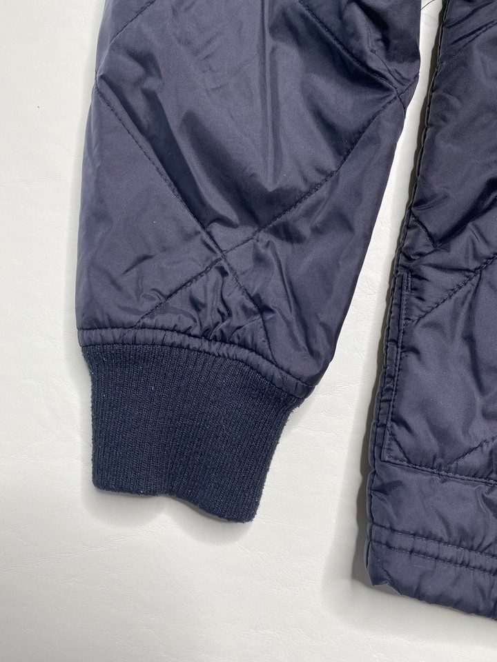 Loser Machine Black Bomber Puffer Jacket Size M Medium Zip up | eBay