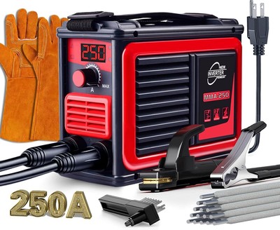 250Amp Welder, Small Portable Welding Machine, for Beginners Welder ...