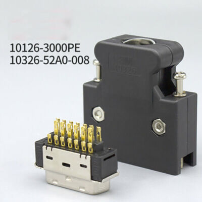 MDR connector 10126-3000 10326-52A0-008 26-pin servo plug For 3M | eBay