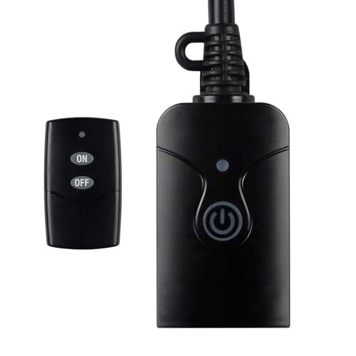 Outdoor Indoor Wireless Remote Control 3prong Outlet Weatherproof Heavy ...