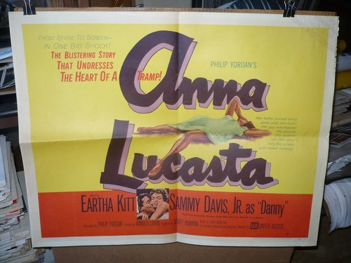 ANNA LUCASTA, orig 22x28 "B" / movie poster [Eartha Kitt, Sammy Davis ...