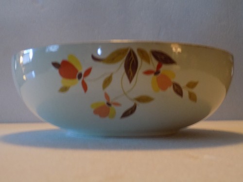 Hall Jewel Tea Autumn Leaf China Pattern 9" Round Vegetable Serving ...