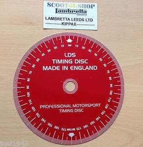 LDS CAM SHAFT IGNITION TIMING DISC. TOP QUALITY ALUMINIUM DISC. AUSTIN ...
