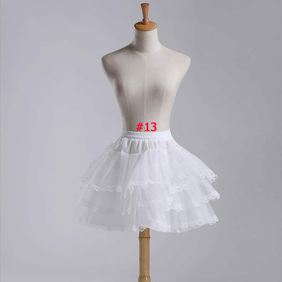 Women's White Bridal Petticoat Hoop Skirt,Wedding Crinoline Slip Gown ...