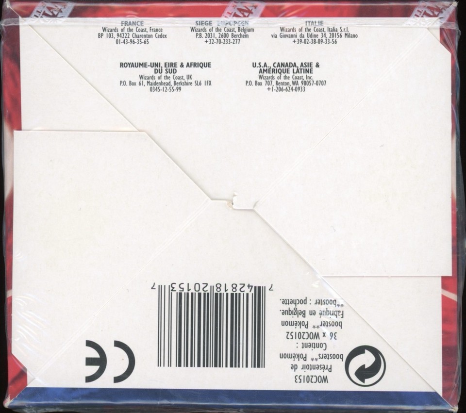 1999 Pokemon FRENCH 1st Edition Base Set Booster Box Display SEALED | eBay