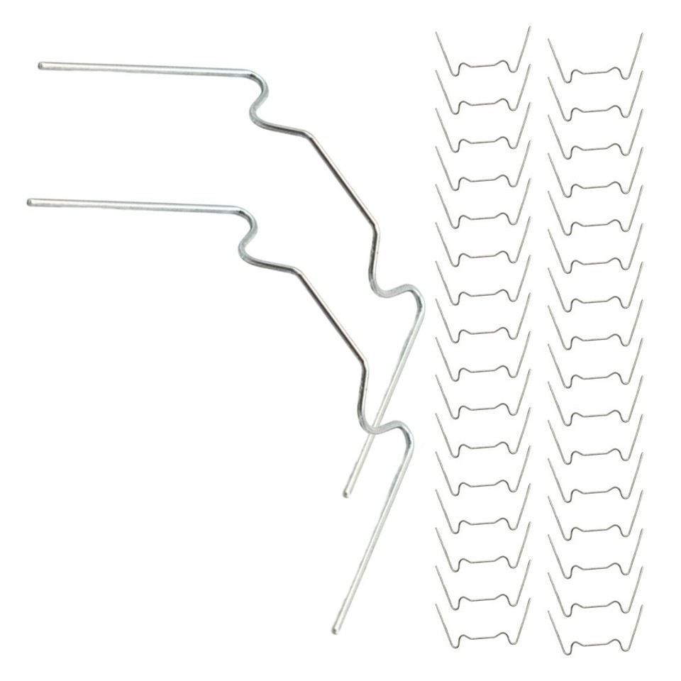 150pcs Greenhouse Glazing Clip: Iron W Type Clamps Leaf Spring Clips ...