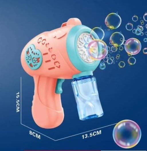 Toy Kids Bubble Making Gun in Automatic with 1 Bubble Bottle Solution ...