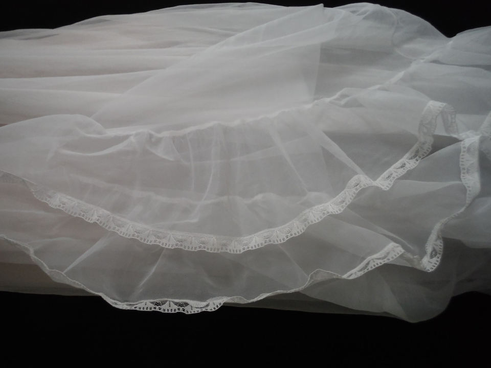 TOSCA VTG New GORGEOUS! Chiffon Lingerie Negligee Gown Lined Lace Trim ...