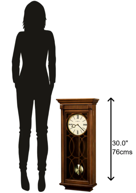 Howard Miller Kathryn Wall Clock 625525 Tuscany Cherry Pendulum Clock ...