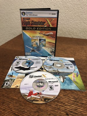 Microsoft Flight Simulator X Gold Edition + Acceleration Pack W/ CD Key ...