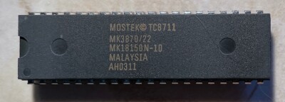 Mostek MK3870/22 8 Bit Microcomputer - NOS | eBay