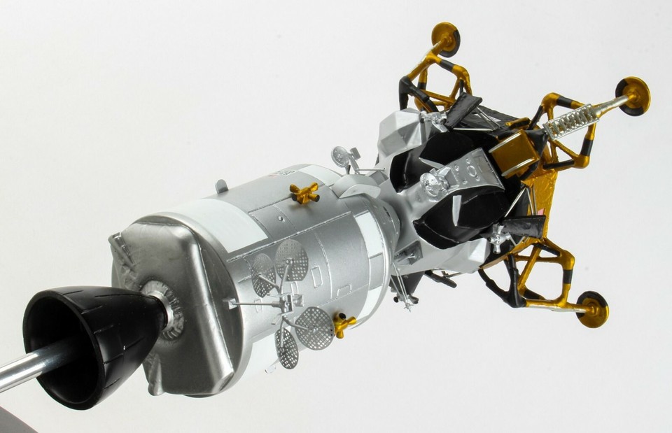 NASA Apollo Command Service LEM Lunar Module Desk Display Space 1/48 SC ...