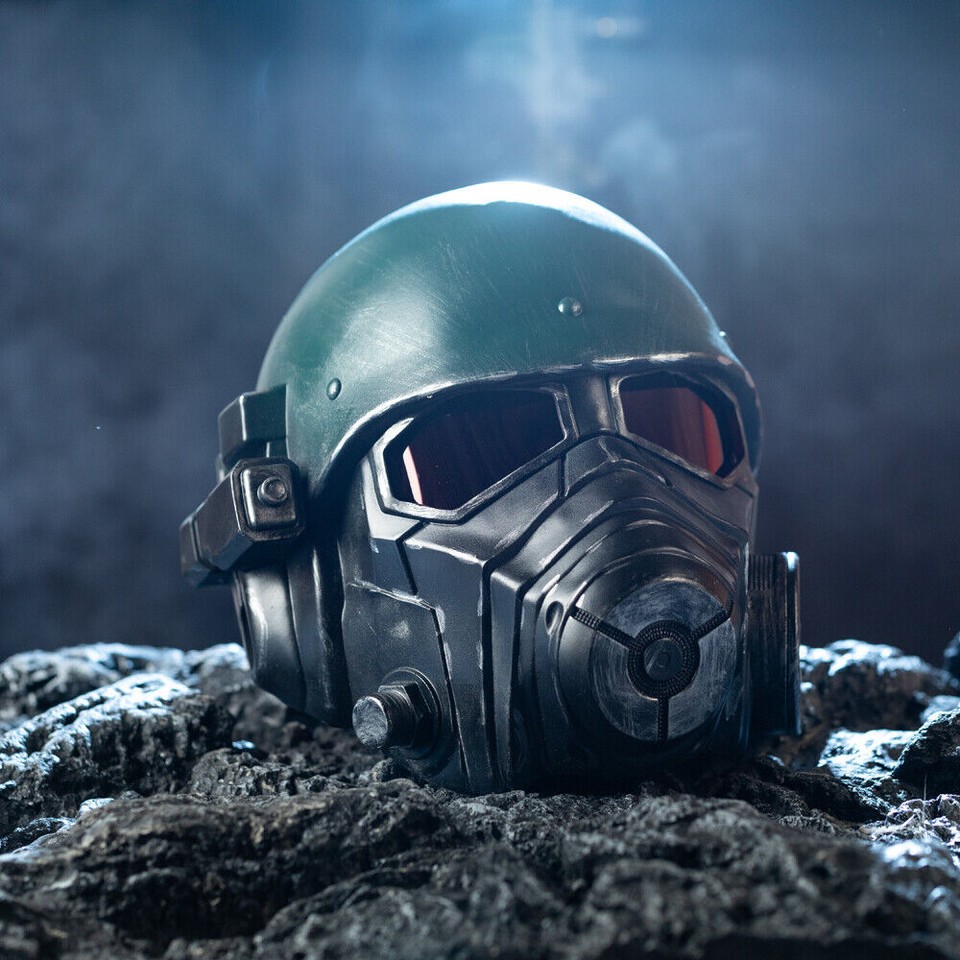 Xcoser 1:1 Fallout 4 Veteran Ranger Helmet Cosplay Prop Replica Adult ...