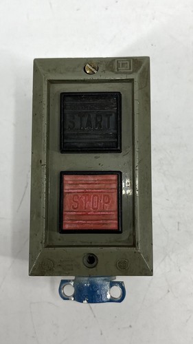 Square D Start Stop Control Station Class 9001 Type BG201 Series A 600V ...