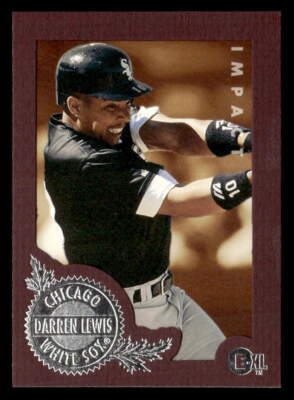 Darren Lewis 1996 E-Motion XL Card #38 Chicago White Sox | eBay