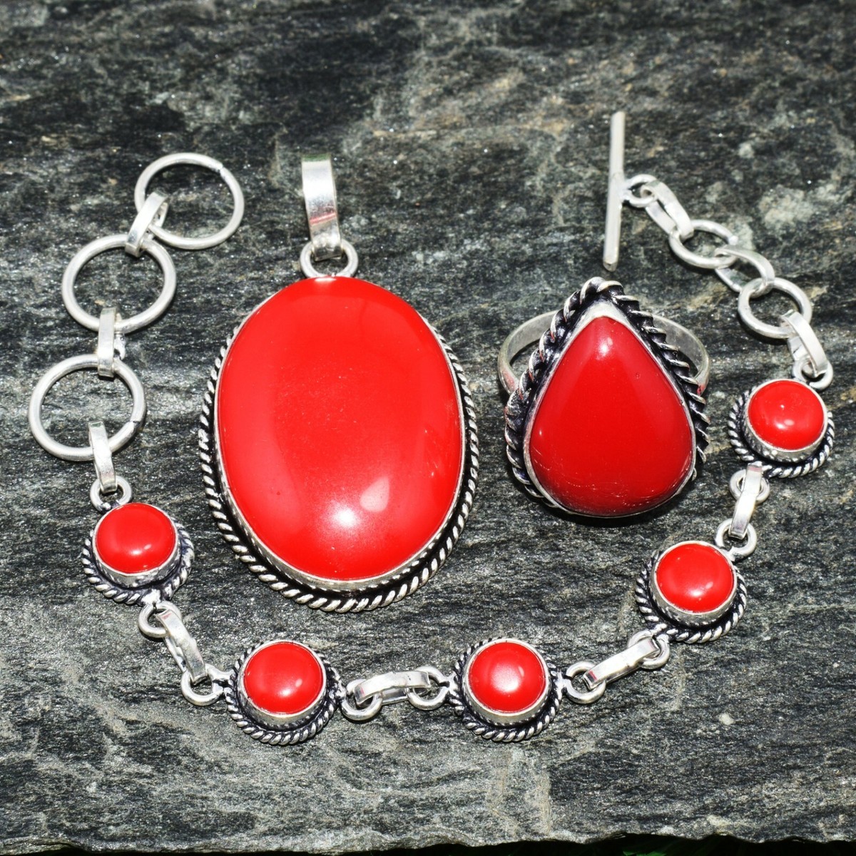 Angel Sterling Silver 2 Pairs 925 Sterling Silver Creole Earrings ...